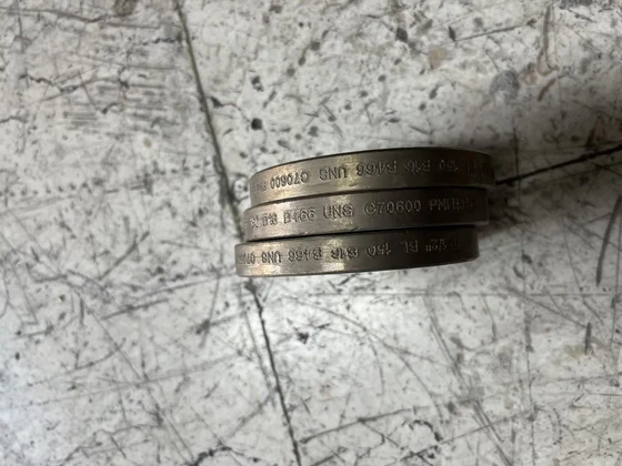 خرید و قیمت فلنج کور 1/2 اینچ کاپرنیکل کلاس 150 فلت فیس B16 B466 UNS ...