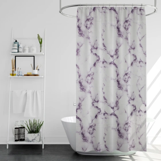 خرید و قیمت پرده حمام پیسو مدل BZ-54 سایز 180×200 سانتی متر | ترب