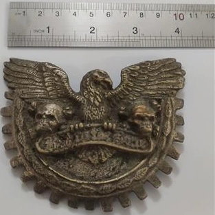 خرید و قیمت آرم بزرگ برنجی قدیمی | ترب