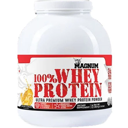 خرید و قیمت پروتئین وی 100% مگنوم 1818 گرم | Magnum Whey Protein 1818 ...