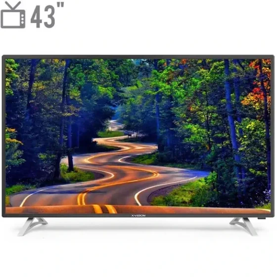 خرید و قیمت تلویزیون 43اینچ ال ای دی ایكس ویژن مدل XVision 43XT510 | ترب