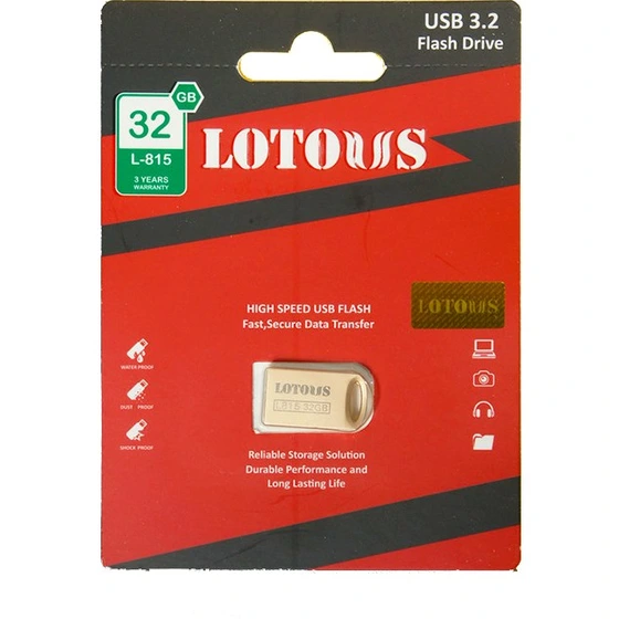 خرید و قیمت فلش مموری لوتوس مدل L815 USB 3.2 ظرفیت 32 گیگابایت | ترب