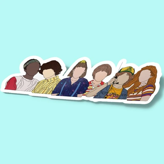 خرید و قیمت استیکر stranger things 3 Sticker | ترب