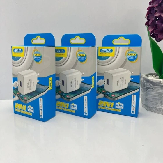 خرید و قیمت شارژر دیواری فست جیفیوز GFUZ GA-01 2.4A | ترب