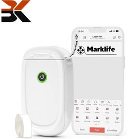 خرید و قیمت دستگاه لیبل زن حرارتی بلوتوثی برند MARKLIFE | ترب