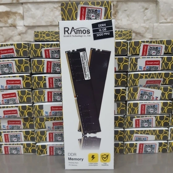 خرید و قیمت رم دسکتاپ DDR4 راموس 3200MHz مدل RAmos ظرفیت 16 گیگابایت ...