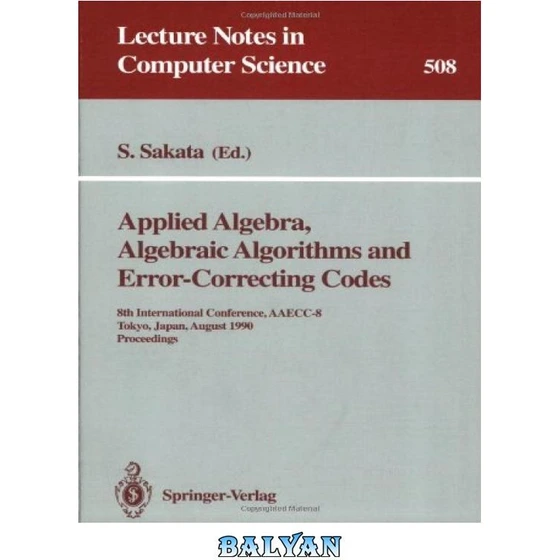 خرید و قیمت دانلود کتاب Applied Algebra Algebraic Algorithms And Error
