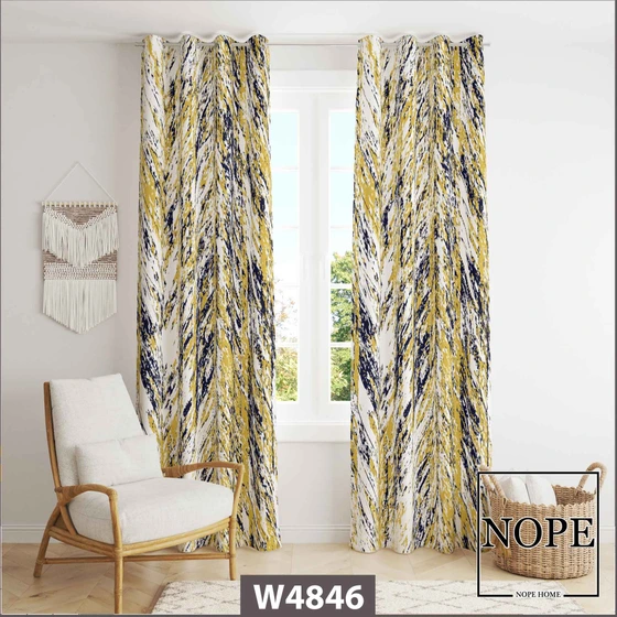 خرید و قیمت پرده طرح زیگزاگ کد W4846 | ترب