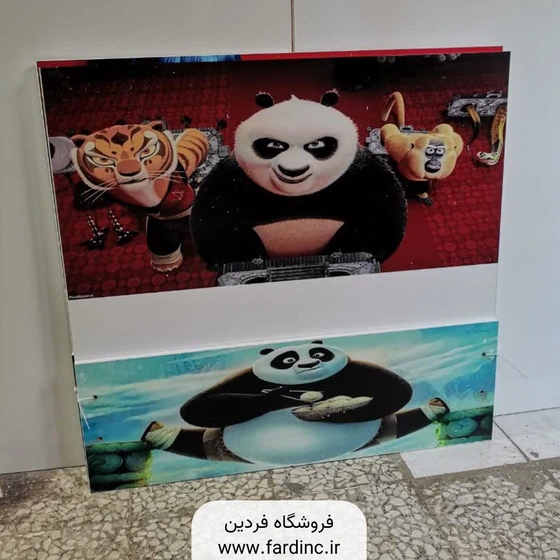 خرید و قیمت تخت خواب دو نفره عرض 160 مدل پاندای کنگ فو کار رنگبندی