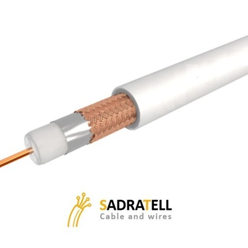 خرید و قیمت کابل آنتن 4.5C2V مغز مس 0.8و شیلد 64 رشته CCAتک کابل کرمان کارتن 500متری | ترب