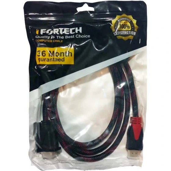 خرید و قیمت کابل تبدیل 1.5 متری HDMI TO VGA کنفی آی فورتک IFORTECH | ترب