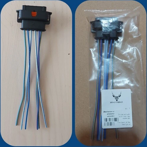 خرید و قیمت سوکت شش فیش بوش (بسته ده عددی) با سیم سایز یک خودرویی مناسب پدال گاز ef7. پژو 206 ...