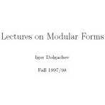 خرید و قیمت دانلود کتاب Lectures on modular forms 1998 ا کتاب انگلیسی سخنرانی در مورد فرم های ...