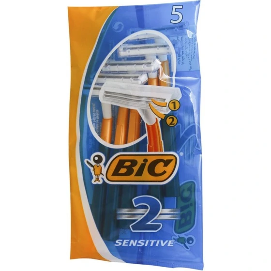خرید و قیمت خودتراش بیک مدل Sensitive 2 بسته 5 عددی ا Bic Sensitive 2 ...