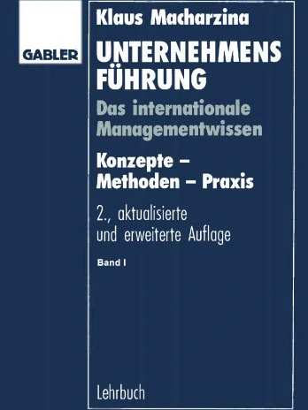خرید و قیمت دانلود کتاب Unternehmensführung: Das internationale ...