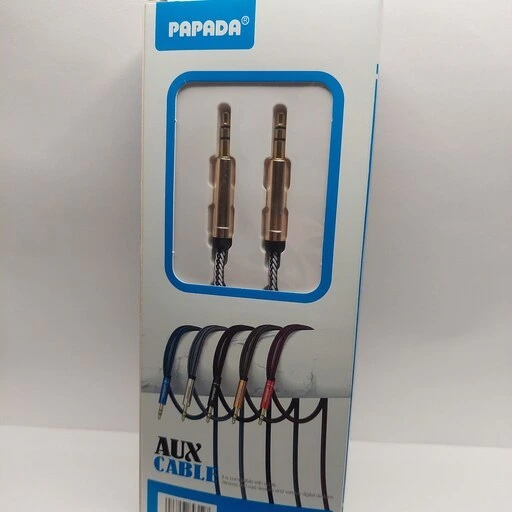 خرید و قیمت کابل AUX کنفی سرفلزی برندPAPADA | ترب