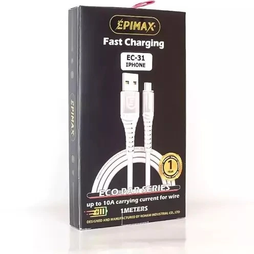 خرید و قیمت کابل شارژ 10 آمپر لایتنینگ اپل اپیمکسEPIMAX EC-31 | ترب