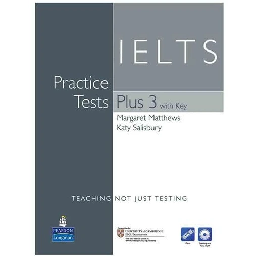 خرید و قیمت IELTS Practice Tests Plus 3 with Key آیلتس پرکتیس تست پلاس ...
