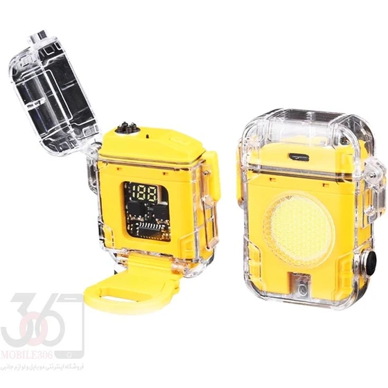 خرید و قیمت چراغ اضطراری و فندک پلاسمایی مدل D52-1 | ترب