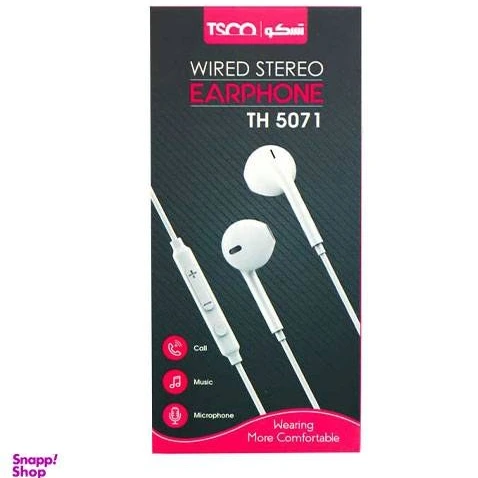 خرید و قیمت هندفری سیم دار تسکو (Tsco) طرح اپل مدل 5071 | ترب