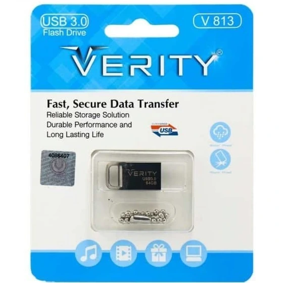 خرید و قیمت فلش مموری 16 گیگ USB 3.0 VERITY مدل V813 | ترب
