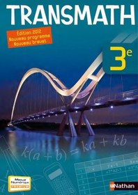 خرید و قیمت دانلود کتاب Transmath 3e : livre de l’élève : nouveau ...