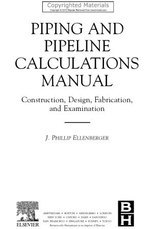 خرید و قیمت دانلود کتاب Piping and Pipeline Calculations Manual ...