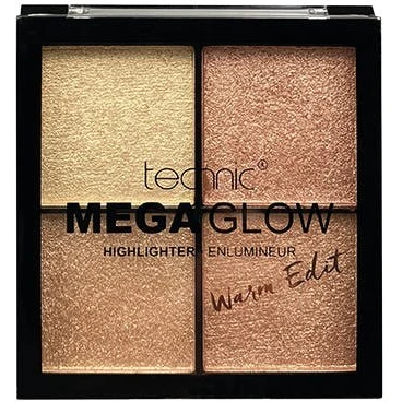 خرید و قیمت پالت هایلایتر تکنیک MEGA GLOW مدل وارم ادیت | ترب