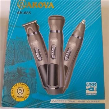 خرید و قیمت ماشین اصلاح مو سه کاره AKOVA مدل AK-685 | ترب