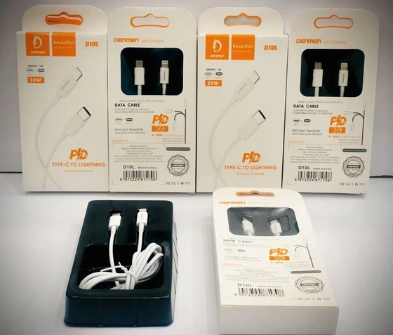 خرید و قیمت کابل شارژ آیفون مارک Denmen مدل D10L | ترب