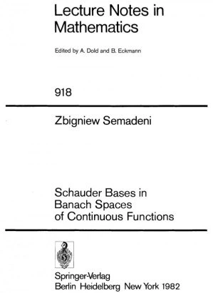 خرید و قیمت کتاب Schauder Bases in Banach Spaces of Continuous ...