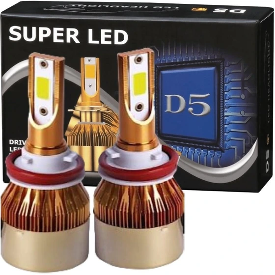 خرید و قیمت هدلایت دو طرفه ام زد ام مدل D5 پایه 9005 با یکسال گارانتی | ترب