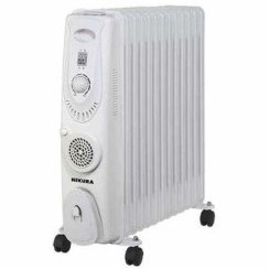 خرید و قیمت شوفاژ برقی نیکورا مدل AOH303A ۱۳ پره فن دار | ترب