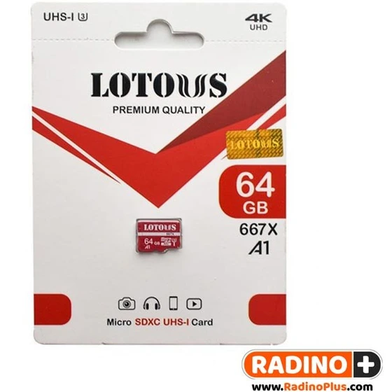 خرید و قیمت رم میکرو 64 گیگ لوتوس مدل Lotous A1 667X | ترب
