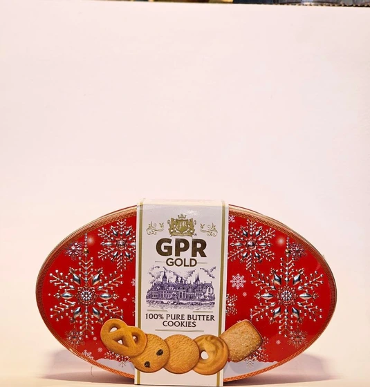 خرید و قیمت بیسکوئیت کره ای کادویی gpr gold قوطی فلزی | ترب