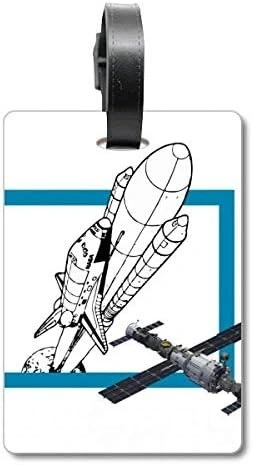 خرید و قیمت Space Satellite Space Station Suitcase Bag Tag Luggage Card ...