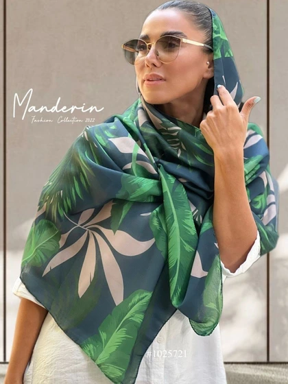خرید و قیمت شال نخی اسپرت تابستانه سبز کد 4127397 | ترب