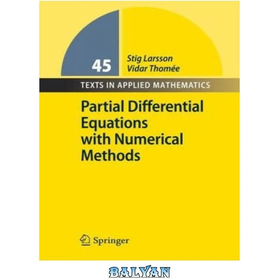 خرید و قیمت دانلود کتاب Partial Differential Equations With Numerical