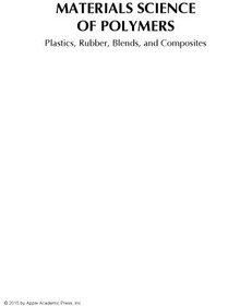 خرید و قیمت دانلود کتاب Materials Science of Polymers : Plastics ...