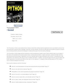 خرید و قیمت دانلود کتاب Text processing in Python 2. print ا کتاب انگلیسی پردازش متن در پایتون 2 ...