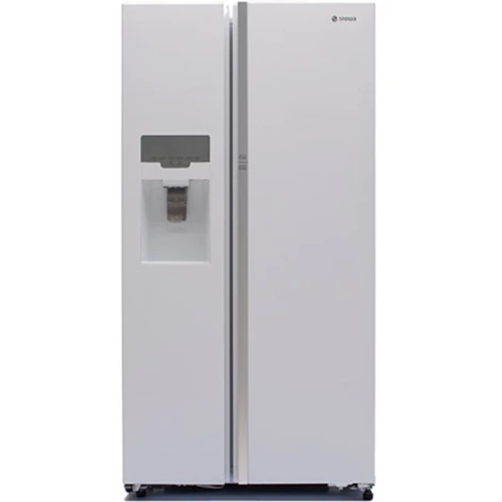 خرید و قیمت یخچال فریزر ساید بای ساید اسنوا مدل ARS3Di-M200 ظرفیت ۳۲ فوت با بار خانگی و یخساز ...