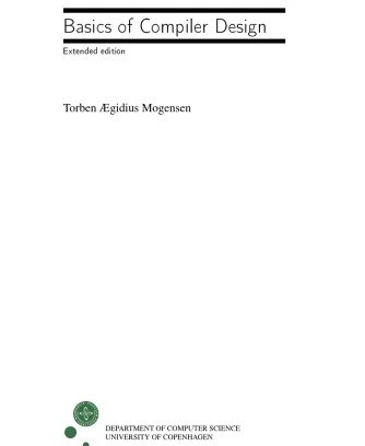 خرید و قیمت دانلود کتاب Basics of Compiler Design | ترب