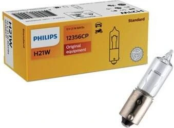 خرید و قیمت لامپ خودرو H21W فیلیپس BULB-H21W-12V-21W-BAY9S 12356CP ...