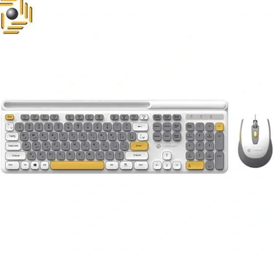 خرید و قیمت کیبورد و ماوس بی سیم لاجیکی مدل KM336G | ترب