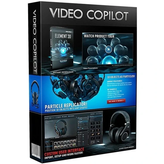 خرید و قیمت Video copilot 3d elements | ترب