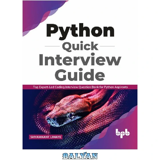 خرید و قیمت دانلود کتاب Python Quick Interview Guide ترب