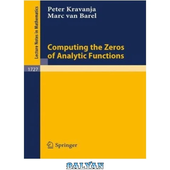 خرید و قیمت دانلود کتاب Computing The Zeros Of Analytic Functions ا