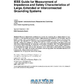 خرید و قیمت دانلود کتاب IEEE STD 81.2-1991Guide for Measurement of ...