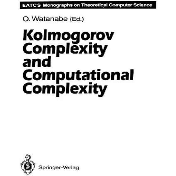 خرید و قیمت دانلود کتاب Kolmogorov Complexity And Computational Complexity ا پیچیدگی کولموگروف و