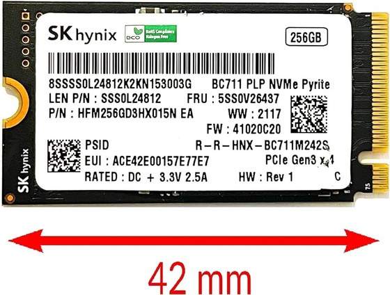خرید و قیمت اس اس دی اینترنال SK Hynix BC901 256GB SSD M.2 NVMe Pyrite ...